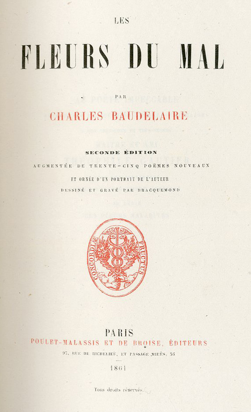 Charles Baudelaire – Kötülük Çiçekleri – Salutatorium
